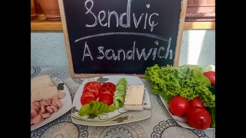 Sendviçin hazırlanması.Making a sandwich.(sendviçin hazırlanması,yemek ...
